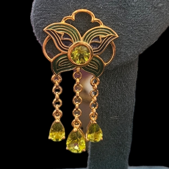 Kgh | Jewelry | Arizona Peridot Earrings | Poshmark
